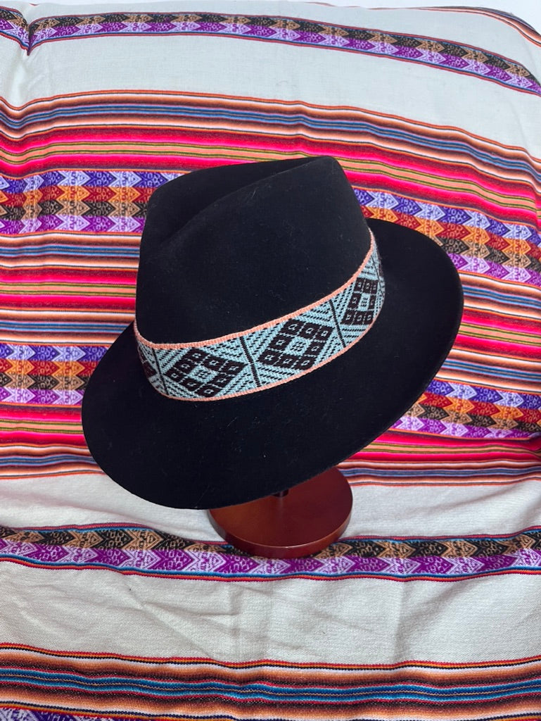 Tall Fedora Sample Hat Black – Andeana Hats