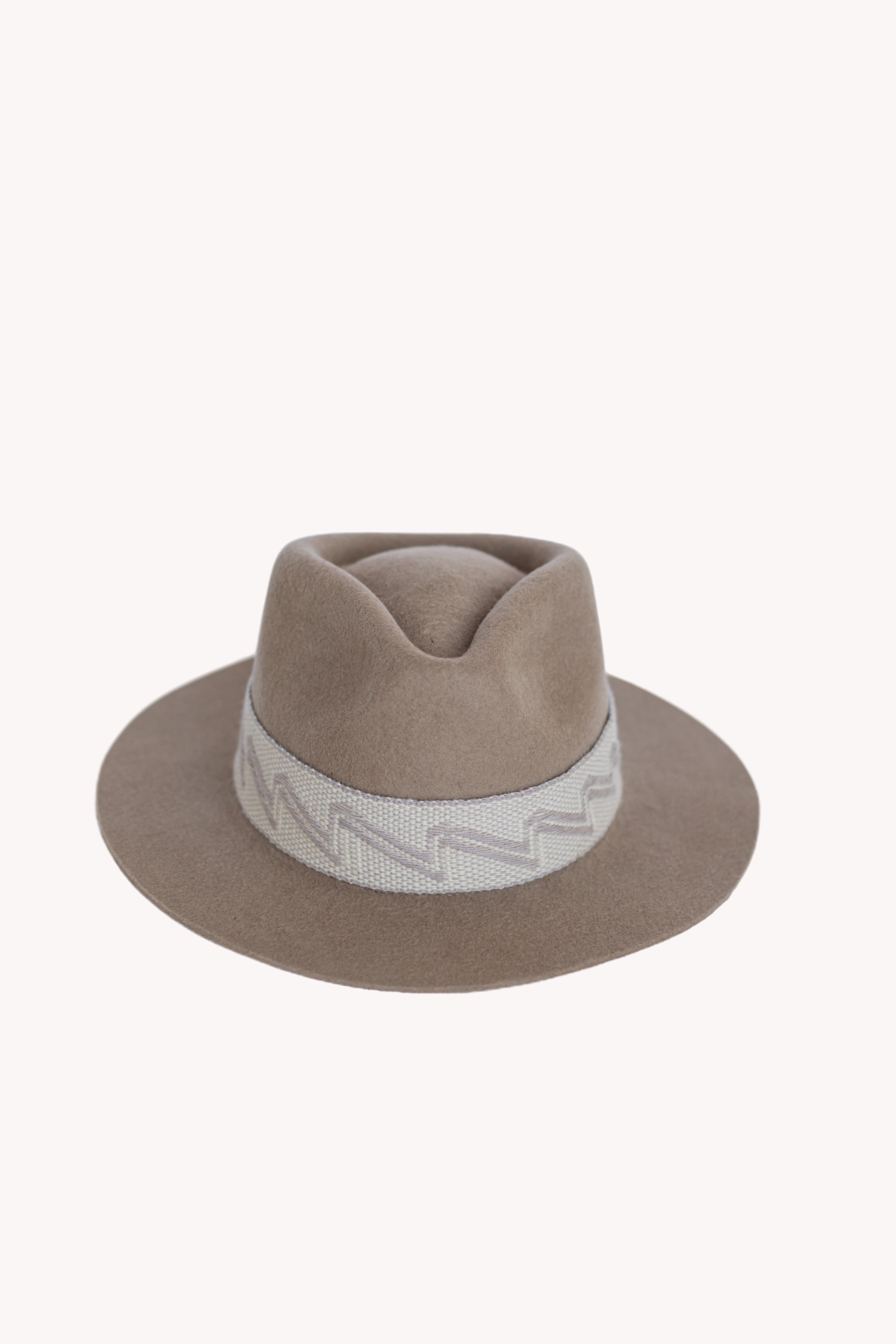 Beige Fedora Hat - Andeana Intention Hats – Andeana Hats