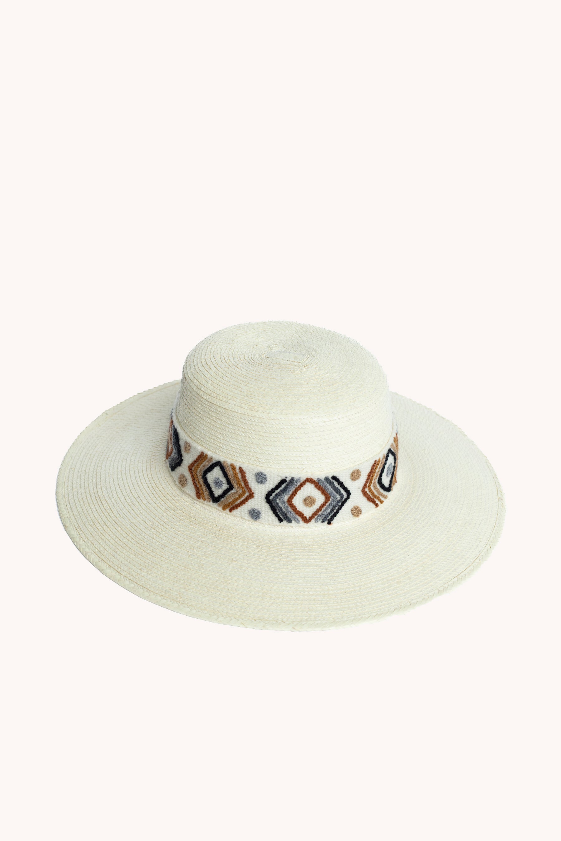 Spanish White Palm Leaf Straw Hat – Andeana Hats