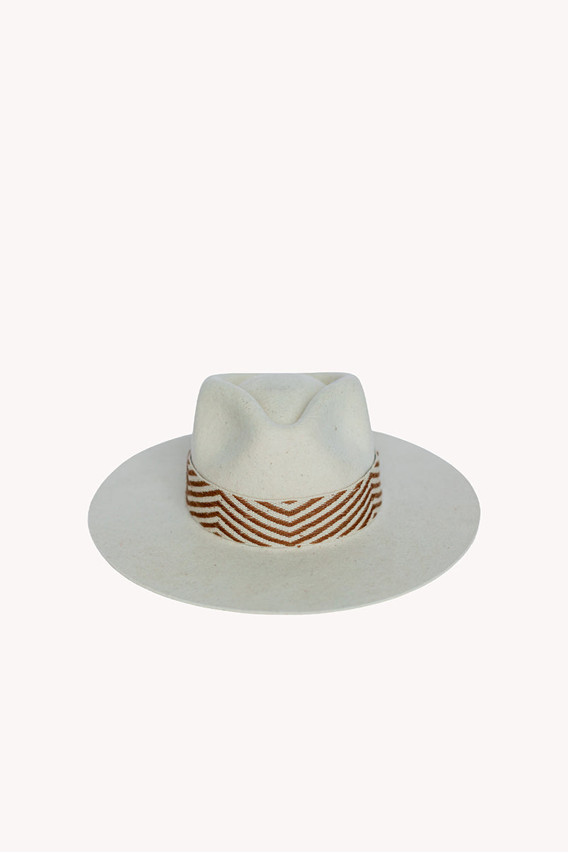 Speckled White Western Hat – Andeana Hats