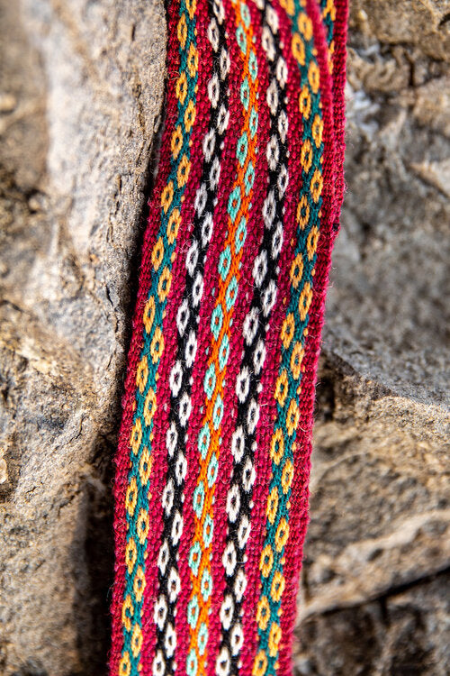 Happiness Intention Hat Band - Removable Woven Hat Band – Andeana Hats